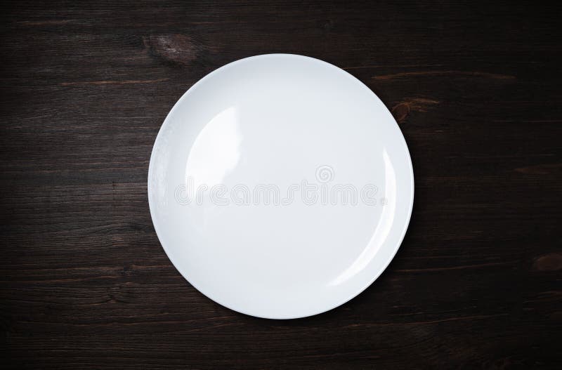 Blank white dish stock photo. Image of kitchen, space - 285612886