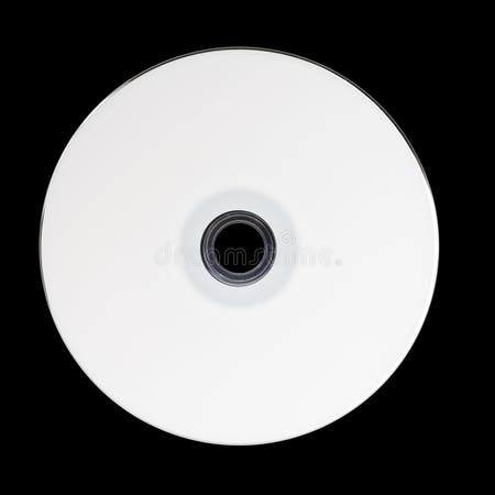 Blank white disk stock photo. Image of label, multimedia - 13147848