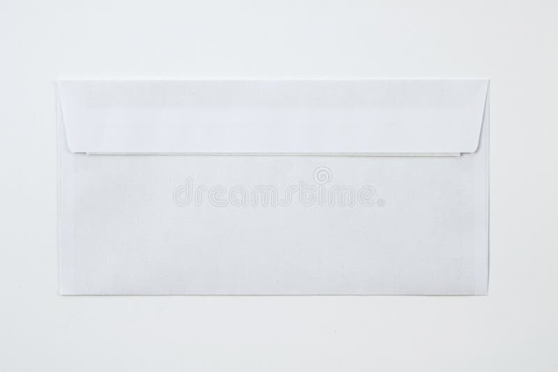 Blank white envelope stock photo. Image of white, mail - 97625842