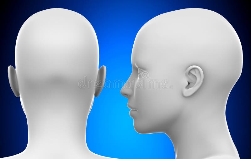 Human Head Side View Stock Illustrations – 7,364 Human Head Side View ...