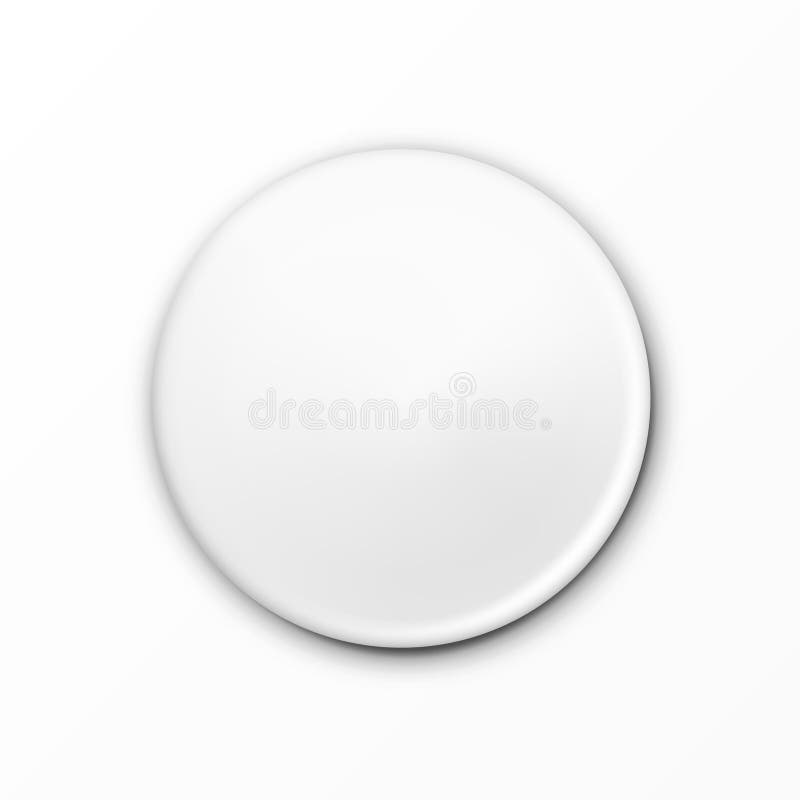Blank Pinback Button Stock Illustrations – 135 Blank Pinback Button ...