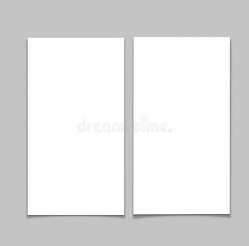 Blank White 4x8 Inch Flyer Collection - 6 Stock Photo - Image of flyer ...