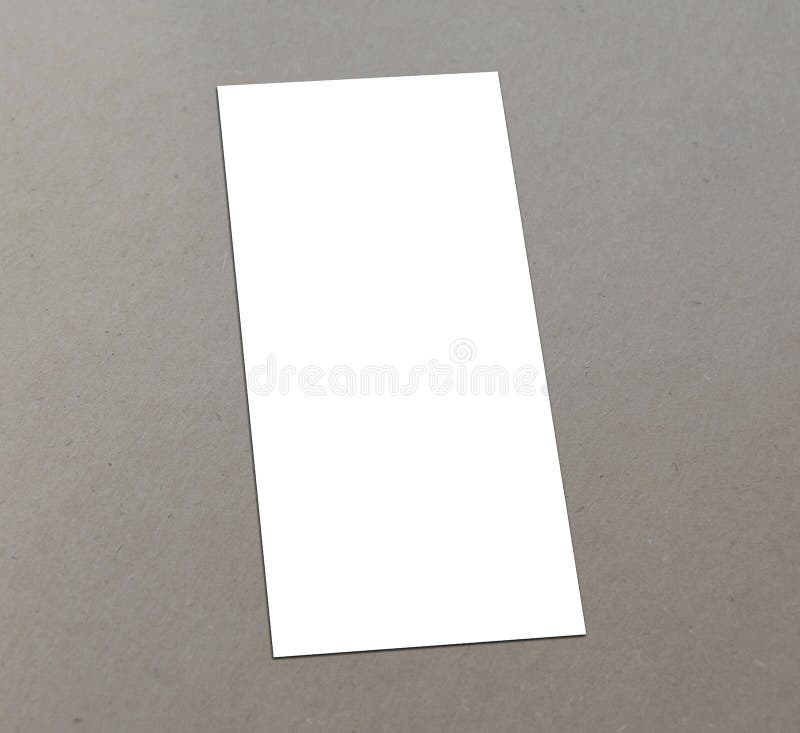 Blank White 4x8 Inch Flyer Collection - 7 Stock Image - Image of paper ...