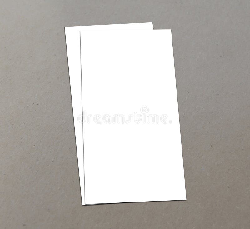 Blank White 4x8 Inch Flyer Collection - 21 Stock Photo - Image of ...