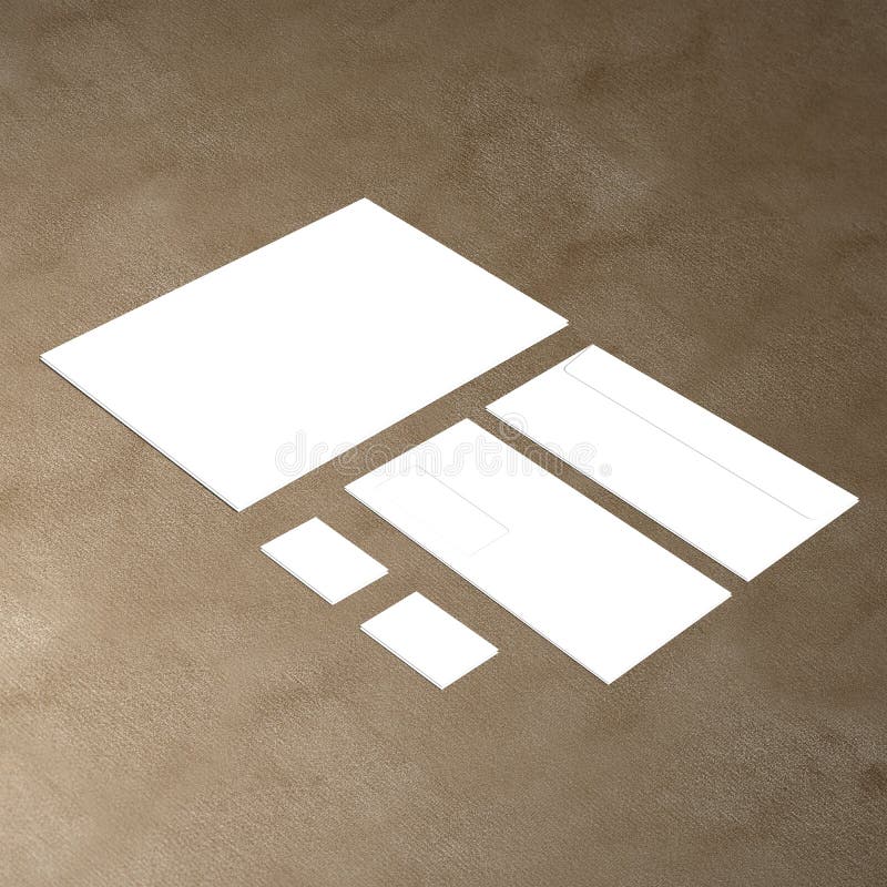 Blank White 4x8 Inch Flyer Collection - 23 Stock Image - Image of ...