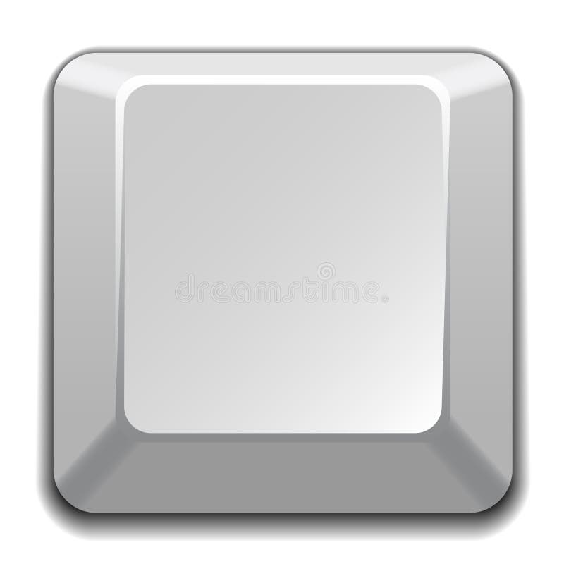 Blank white key stock vector. Illustration of icon, business - 22748820