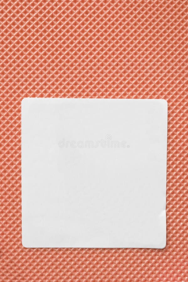 Blank white label stock image. Image of label, rubber - 207520177
