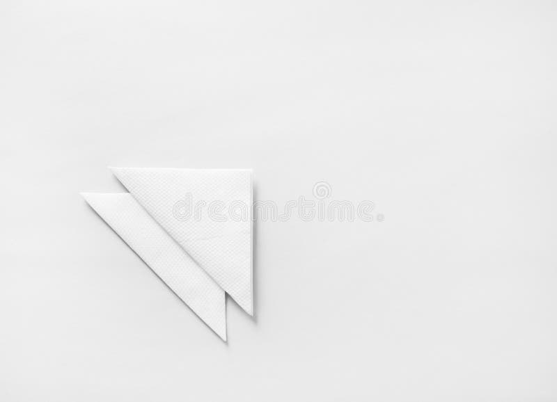 Blank white napkins stock image. Image of label, clean - 126652323