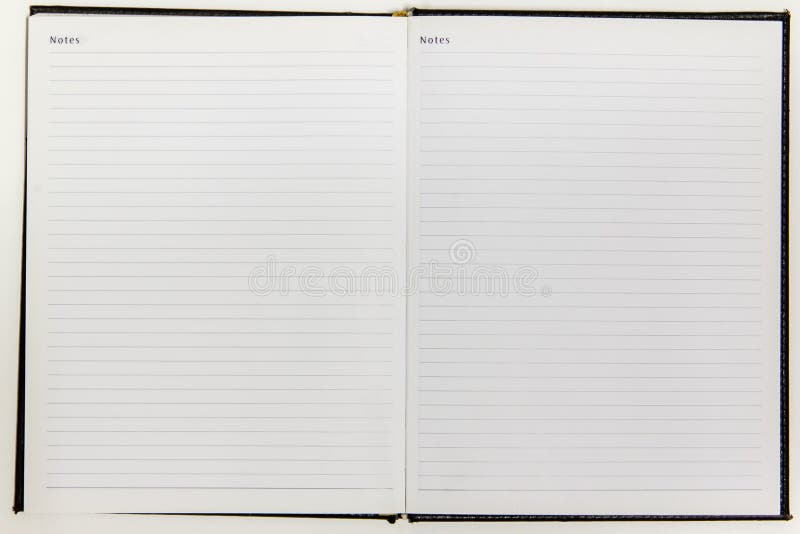 Blank white notebook paper stock photo. Image of notebook - 41871290