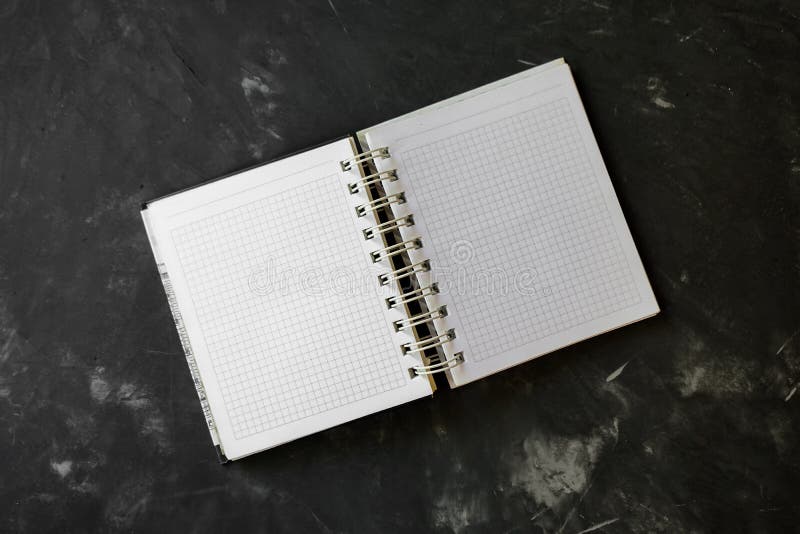 Blank White Notebook with Spring Stock Photo - Image of creature ...