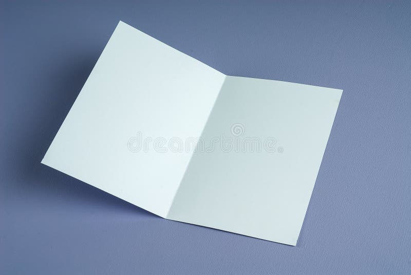 Blank White Open Gift Card Stock Photo - Image: 39618076