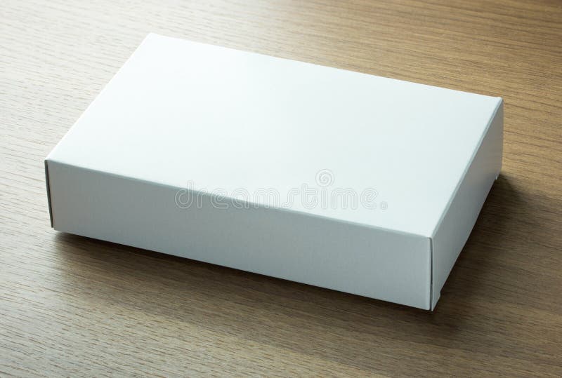 Blank white paper box stock image. Image of carton, merchandise - 62421417