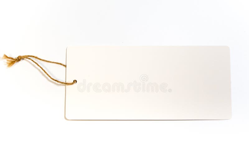 Blank white paper label stock image. Image of blank, gift - 85520131