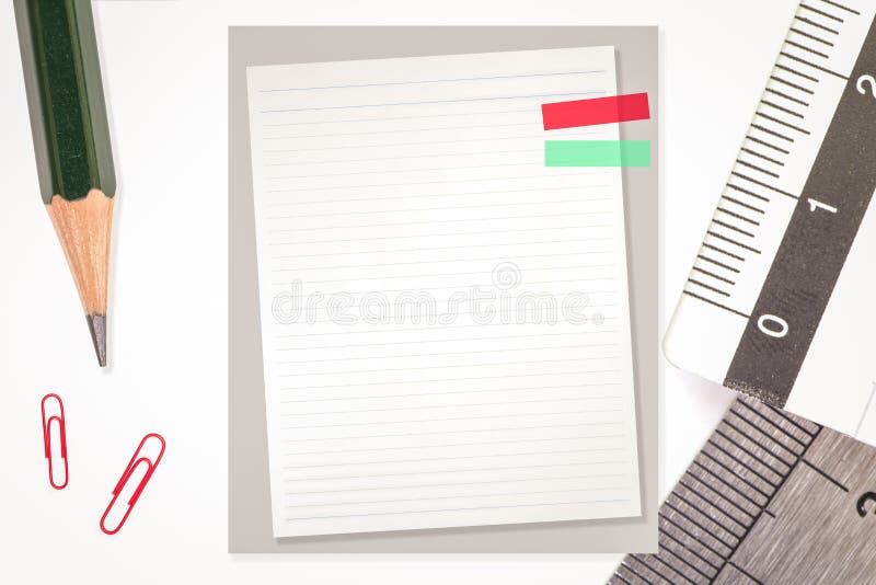 Blank white paper note stock image. Image of office, design - 61893991