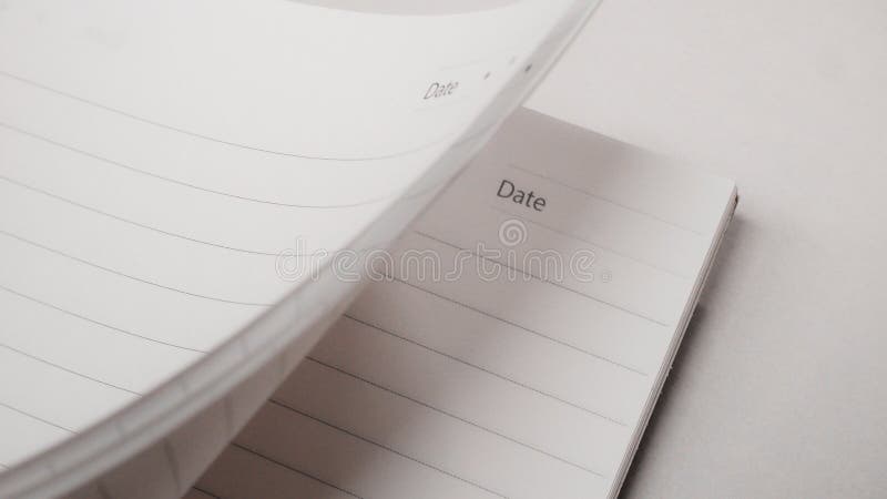 Blank White Paper Note in Writing Memory Concept Stock Photo - Image of ...