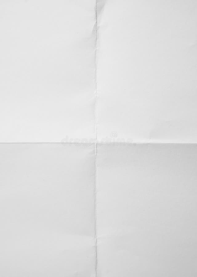 Blank White Paper Divided into Four Sections, Ideal for Notes or ...