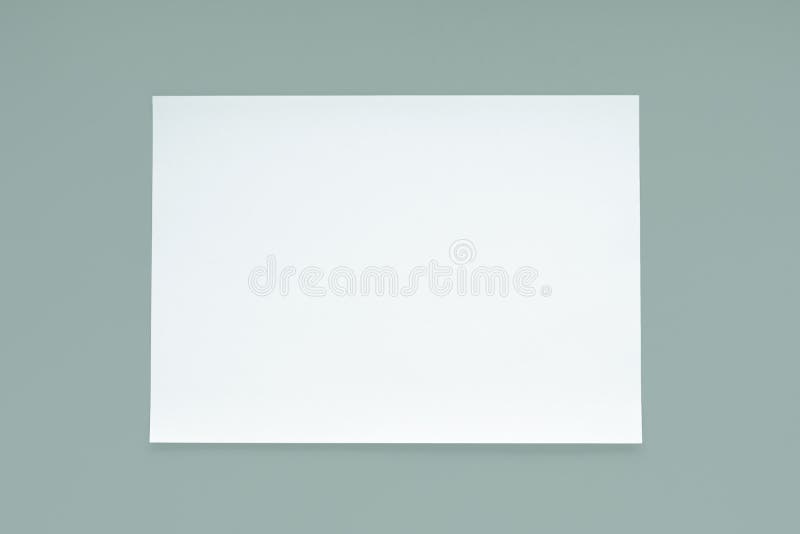 Blank white paper sheet stock photo. Image of object - 131134278