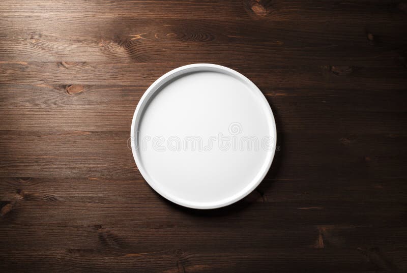 Blank white plate stock photo. Image of concepts, cutlery - 128521004