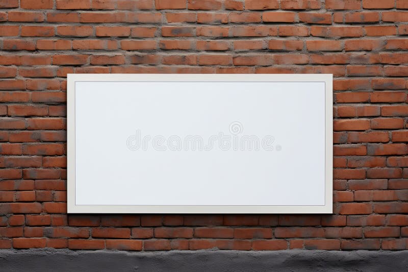 Blank White Poster Advertising Billboard Mockup, Empty Digital Outdoor ...