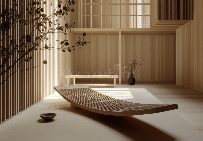 A Blank White Poster with a Neutral Background Featuring a Vertical ...