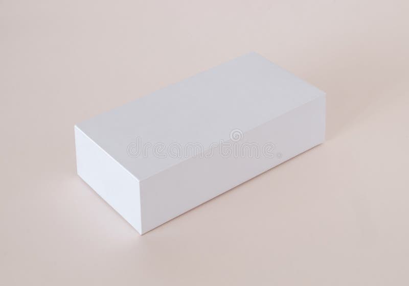 Blank White Product Package Box Mock-up. Container, Packaging Template ...