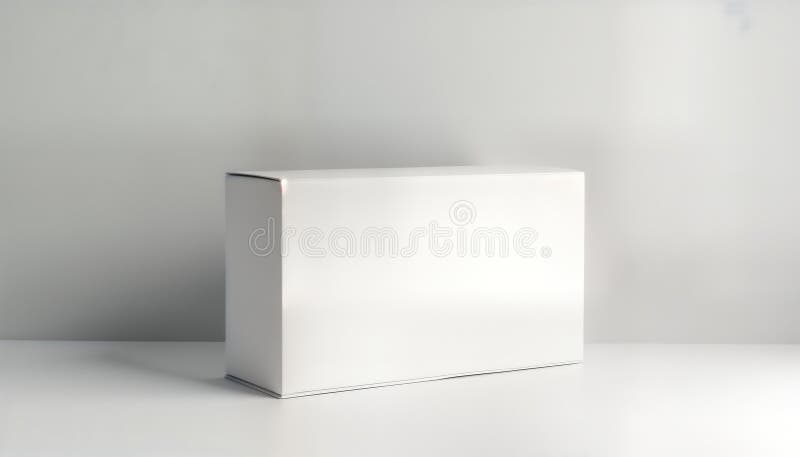 Blank White Rectangle Box Mockup Suitable for Various Product ...