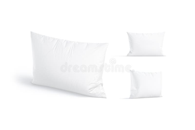 Blank White Rectangular Pillow Mockup Stand Stock Illustrations – 15 ...