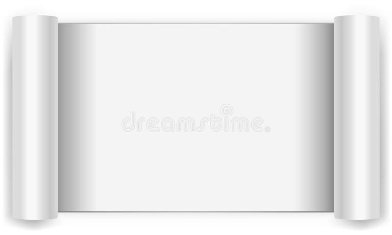 Roll-up Blank White Display Stock Vector - Illustration of design ...