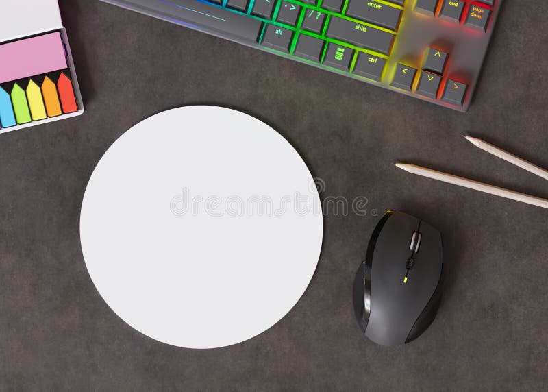 Mousepad Mockup Stock Illustrations – 236 Mousepad Mockup Stock ...
