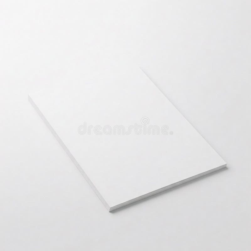 Empty Magazine on White Background. Perfect Blank Stock Vector ...