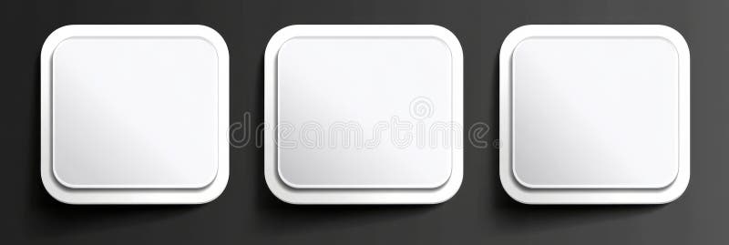 Blank White Square Coasters Mockup with a Simple Design for Branding ...