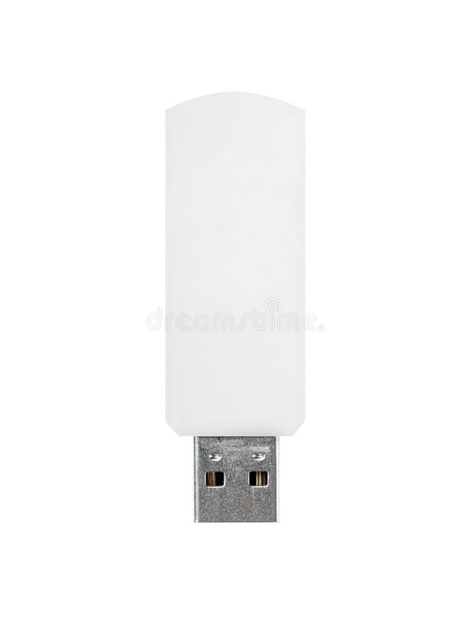 Blank white USB Stick stock photo. Image of data, background - 43958484