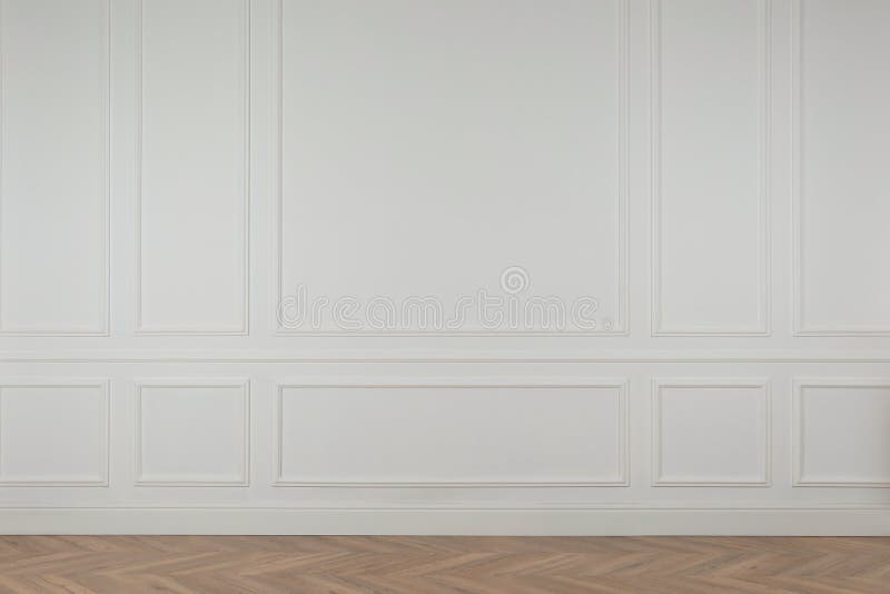 Blank White Wall in Room. Space for Design Stock Photo - Image of decor ...