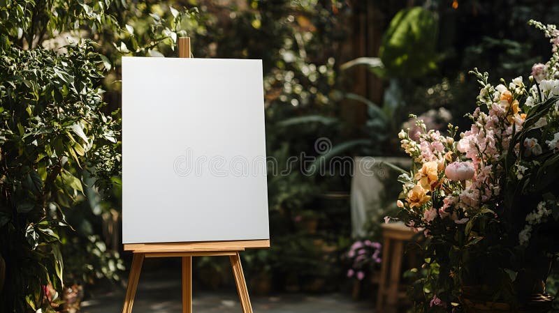 Blank White Welcome Sign Mockup Size 24 Professional Usage Stock ...