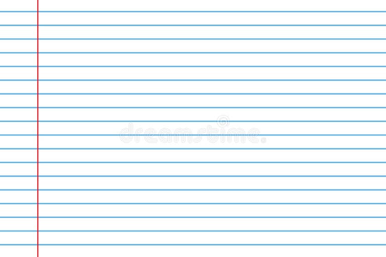 Blank White Worksheet Notebook and Back To School Stock Illustration ...