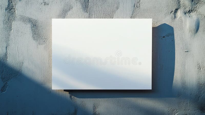 A Blank Whiteboard with Faint Shadow Details and Room for Text Digital ...
