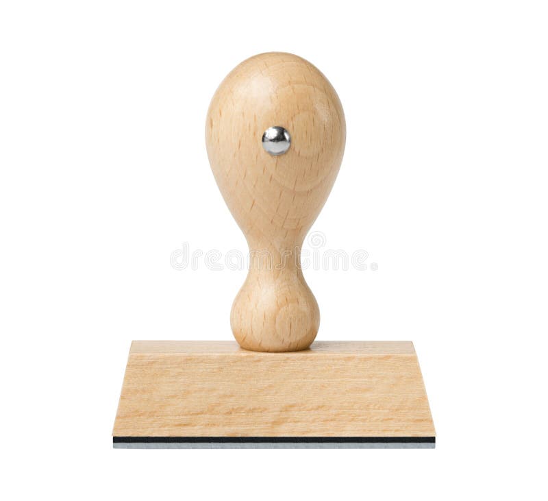 Blank wooden rubber stamp stock photo. Image of mark - 30706736