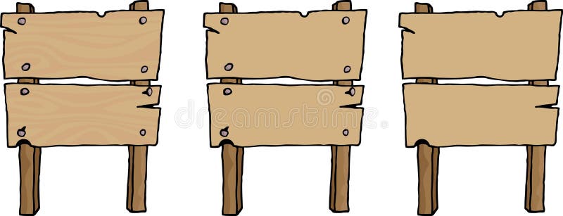 Blank wood signs stock vector. Illustration of board - 15002144