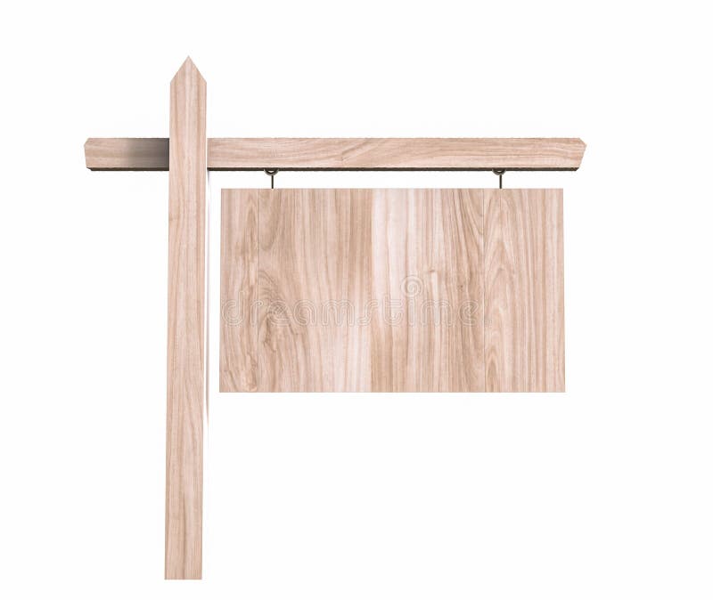 Blank wooden sign stock illustration. Illustration of signpost - 81633812