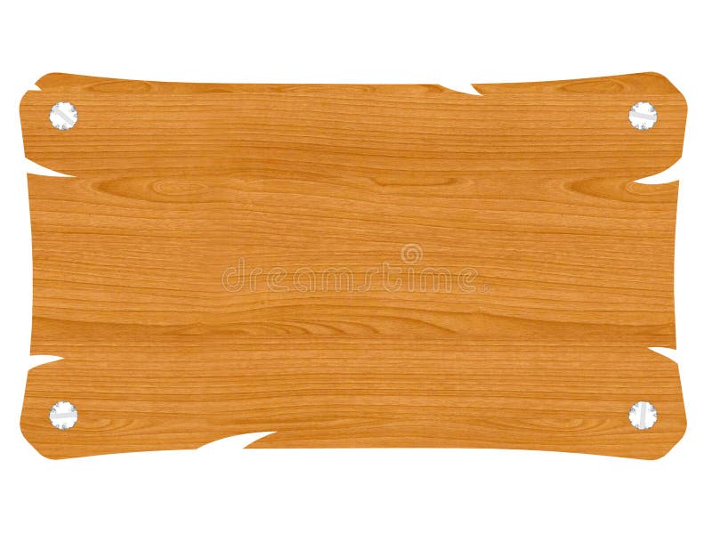 Blank Wooden Sign Board