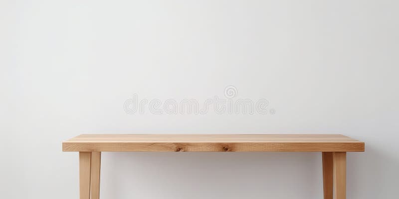 A Blank Wooden Table for Product Display Generative AI Stock ...