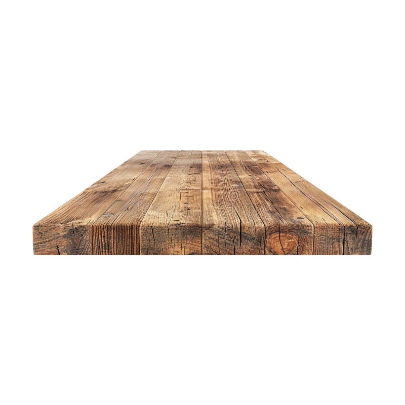 Blank Wooden Table on Transparent Background - Ai Generated Stock ...