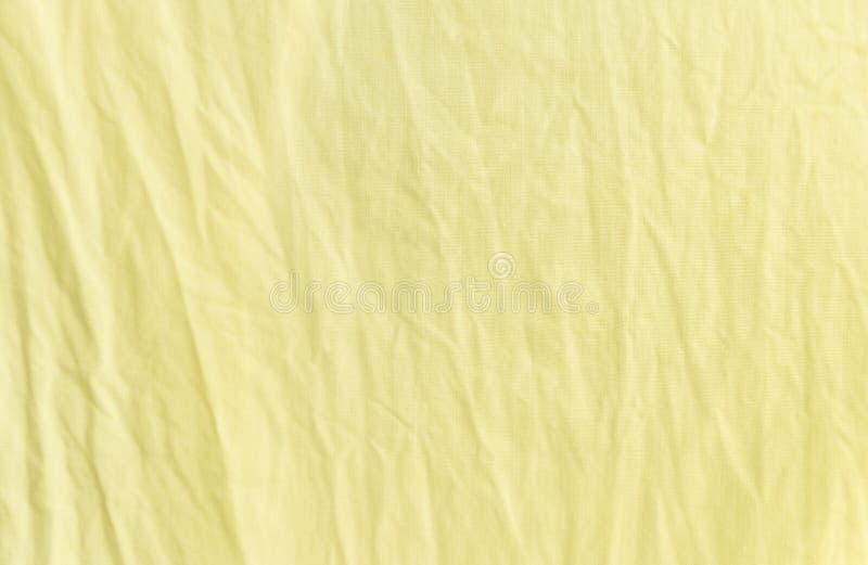 Blank Wrinkle Yellow Fabric Texture Background Stock Photo - Image of ...