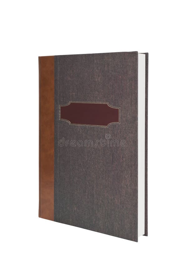 Blank Yearbook Isolated on White Stock Image - Image of closed, high ...