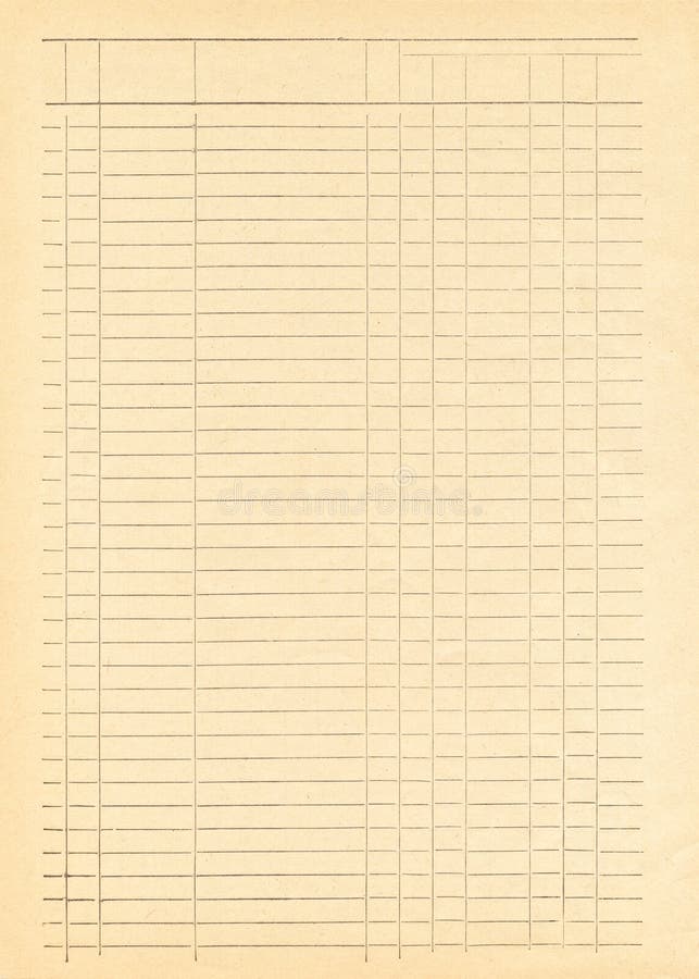 Blank Yellow Lined Sheet of Old Sheet of Paper Stock Image - Image of ...