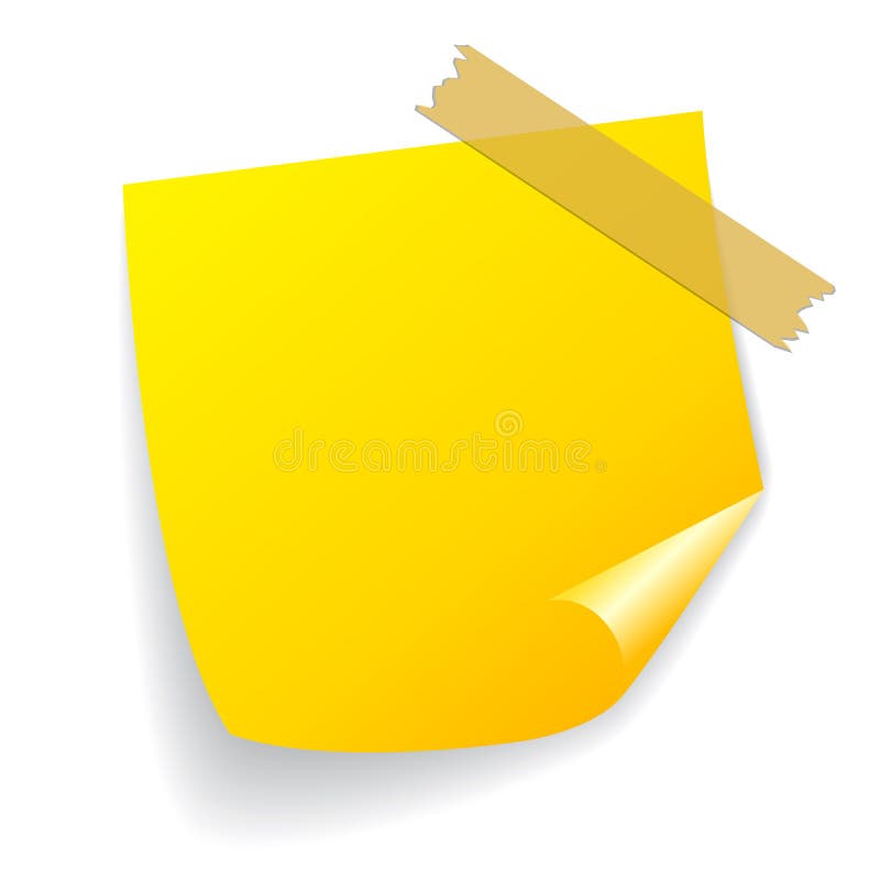 Cartoon Sticky Note Blank Stock Illustrations – 1,288 Cartoon Sticky ...