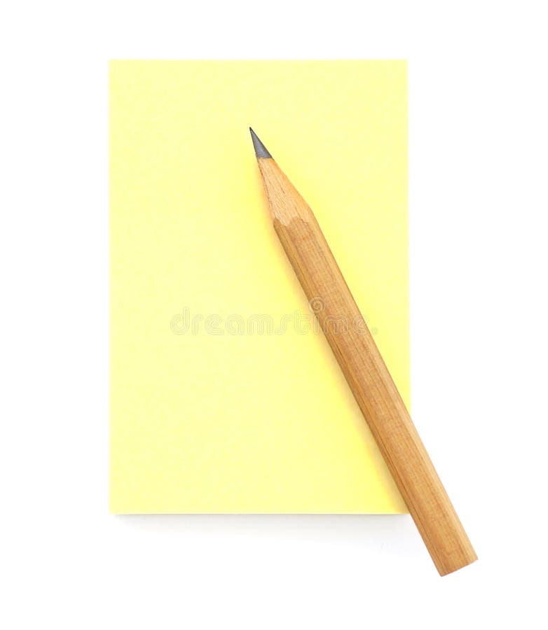 Blank Yellow Post-it Note with Red Push Pin Stock Photo - Image of push ...