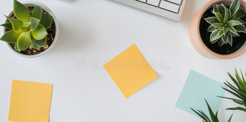 A Blank Yellow Post-it Note for Writing, Yellow, Post-it, Note ...