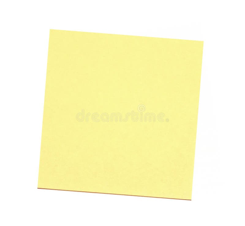 Yellow Sticky Note