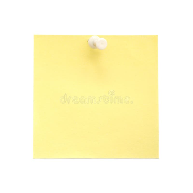 Yellow Post It Note